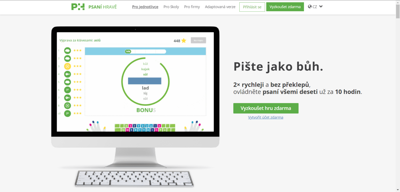 Psaní všemi deseti online: tip na kurs, který se mi osvědčil